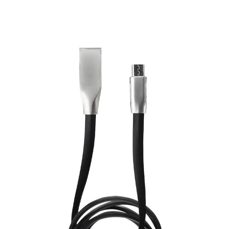 CABLE PLANO HQ USB A MICRO USB 1 METRO VOLTEN