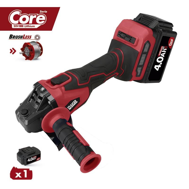 RADIAL 20V SIN CARBONES 1X4AH SERIE CORE AICER