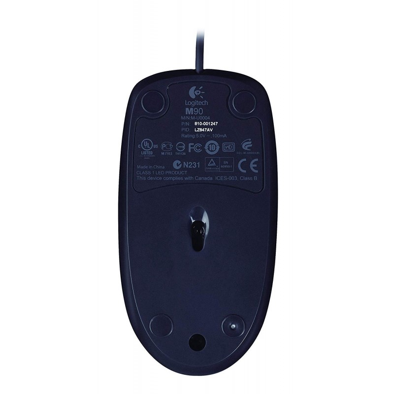 Ratón Logitech M90 Negro