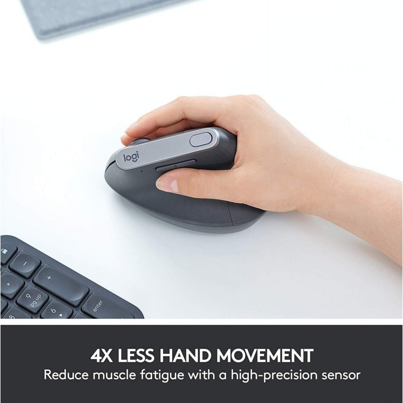 Ratón Bluetooth Logitech Ergonómico MX Vertical