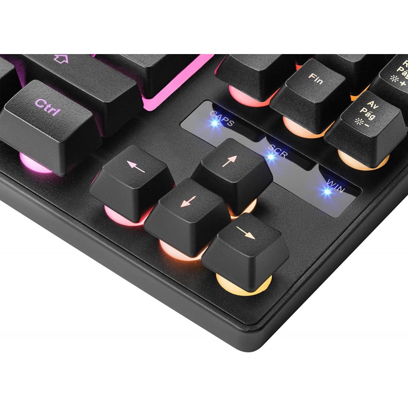 Teclado Mars Gaming Mecánico Switches RGB (MKTKLES)